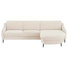 Sit & More Ecksofa SIT & MORE "Soul L-Form" Sofas Gr. B/H/T: 296cm x 90cm x 189cm, Flachgewebe, Recamiere rechts, mit Bettfunktion, beige wahlweise mit Bettfunktion