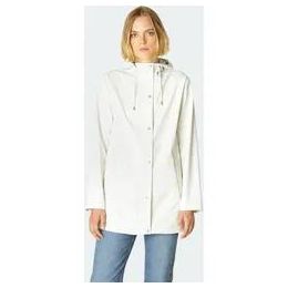 Regen- und Matschjacke Ilse Jacobsen "RAIN228FR" Gr. 42, weiß (milk creme) Damen Jacken PU-Beschichtung, Baumwolltrikot, 5000 mm Wasserdichtigkeit