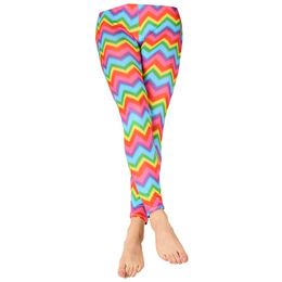 buttinette Leggings "Regenbogen", bunt