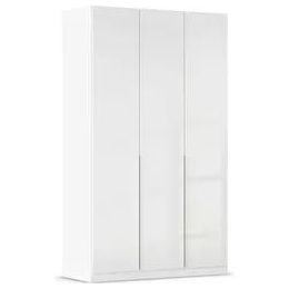 Drehtürenschrank Rauch "Kleiderschrank Schrank Garderobe AGORDO mit Dekor- oder Hochglanzfront" Schränke Gr. B/H/T: 136cm x 229cm x 54cm, 3 St., weiß (alpinweiß/hochglanz weiß) durchdachte Innenausstattung, in 6 Breiten und 2 Höhen MADE IN GERMANY