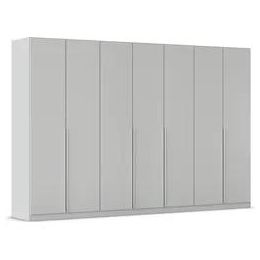 Drehtürenschrank Rauch "Kleiderschrank Schrank Garderobe AGORDO mit Dekor- oder Hochglanzfront" Schränke Gr. B/H/T: 315 cm x 210 cm x 54 cm, 7 St., grau (seidengrau) durchdachte Innenausstattung, in 6 Breiten und 2 Höhen MADE IN GERMANY