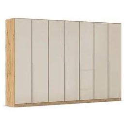 Drehtürenschrank Rauch "Kleiderschrank Kleiderschränke Schrank Garderobe AGORDO mit Glasfront" Schränke Gr. B/H/T: 315cm x 210cm x 54cm, 7 St., braun (eiche artisan) durchdachte Innenausstattung, in 6 Breiten und 2 Höhen MADE IN GERMANY