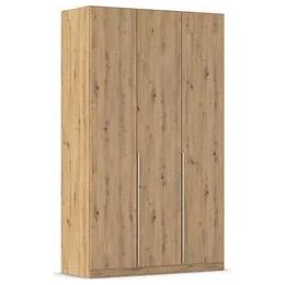 Drehtürenschrank Rauch "Kleiderschrank Schrank Garderobe AGORDO mit Dekor- oder Hochglanzfront" Schränke Gr. B/H/T: 136cm x 229cm x 54cm, 3 St., braun (eiche artisan) durchdachte Innenausstattung, in 6 Breiten und 2 Höhen MADE IN GERMANY