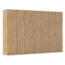 Drehtürenschrank Rauch "Kleiderschrank Schrank Garderobe AGORDO mit Dekor- oder Hochglanzfront" Schränke Gr. B/H/T: 315cm x 210cm x 54cm, 7 St., braun (eiche artisan) durchdachte Innenausstattung, in 6 Breiten und 2 Höhen MADE IN GERMANY