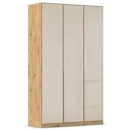 Drehtürenschrank Rauch "Kleiderschrank Kleiderschränke Schrank Garderobe AGORDO mit Glasfront" Schränke Gr. B/H/T: 136cm x 229cm x 54cm, 3 St., braun (eiche artisan) durchdachte Innenausstattung, in 6 Breiten und 2 Höhen MADE IN GERMANY