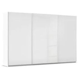 Schwebetürenschrank Rauch "Kleiderschrank Schrank Garderobe AGORDO mit Dekor- oder Hochglanzfront" Schränke Gr. B/H/T: 360cm x 229cm x 62cm, 3 St., weiß (alpinweiß/hochglanz weiß) durchdachte Innenausstattung, in 4 Breiten und 2 Höhen MADE IN GERMANY