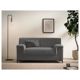 1,5-Sitzer Inosign "Jamie 2 B/T/H: 144/81/76 cm, auch in Cord" Sofas Gr. B/H/T: 144cm x 76cm x 81cm, Cord, grau zeitlos, modern, mit komfortablem Federkern