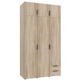 Kleiderschrank wimex "Modena" Schränke Gr. B/H/T: 120cm x 225cm x 54cm, braun (eiche sägera) Drehtüren-Schrankprogramm