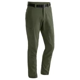 Funktionshose Maier Sports "Torid slim" Gr. 25, Kurzgrößen, grün (moosgrün) Herren Hosen Wanderhose, atmungsaktive Outdoor-Hose, 4 Taschen, Slim Fit