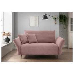 2-Sitzer Inosign "Vanilla" Sofas Gr. B/T: 193cm x 102cm, Cord, Armlehne links-Armlehne rechts, Bezugsfarbe rosa, rosa Armlehnenfunktion