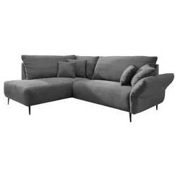 Ecksofa Inosign "Vanilla L-Form", grau, B:255cm T:190cm, Sofas, Armlehnenfunktion