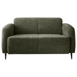 2-Sitzer Inosign "Marone" Sofas Gr. B/H/T: 140cm x 76cm x 90cm, Velours, 2-Sitzer, grün (olive)