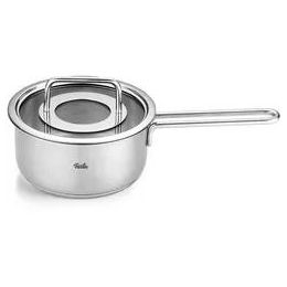 Kasserolle Fissler "Fissler Pure Collection", silber (silberfarben), B:17,5cm H:10cm L:32,5cm Ø:16cm, Töpfe, backofengeeignet (bis 180C);superthermic Boden; Made in Germany