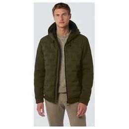 Softshelljacke NO EXCESS "NO EXCESS Versiegelte Jacke mit Kapuze" Gr. XXL, grau (taupe) Herren Jacken