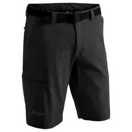 Funktionsshorts Maier Sports "Huang" Gr. 70, Normalgrößen, schwarz Herren Hosen Shorts, kurze Outdoor-Hose, Bermudas mit 4 Taschen, Regular Fit