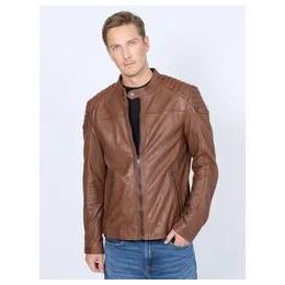 Lederjacke Maze "4202243" Gr. L, braun (cognac) Herren Jacken