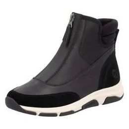 Winterboots Remonte Gr. 38, schwarz Damen Schuhe Keilabsatz, Winterstiefelette, High Top-Sneaker mit Schurwollfutter