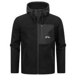 Fleecejacke Ragwear "Brodney" Gr. XXXL (58), schwarz Herren Jacken Stylische Übergangsjacke mit Brusttasche