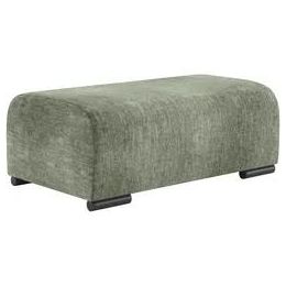 Hockerbank MR. COUCH "Sundance", grün (dolce 11 grün), B:123cm H:48cm T:73cm, Dolce (100% Polyester), Hocker, Polsterhocker, Mit DuraSpring-Taschenfederkern bis 140 kg belastbar