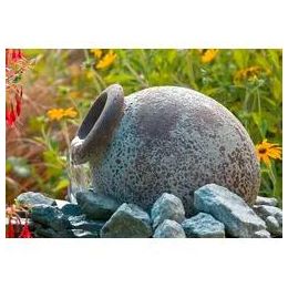 Gartenbrunnen Ubbink "Orange", grau, Terrakotta, Wasserspiele