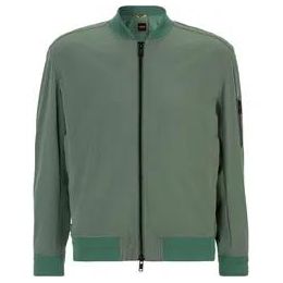 Funktionsjacke BOSS ORANGE "Obear" Gr. 52, grün (open green341) Herren Jacken mit Reißverschlusstasche