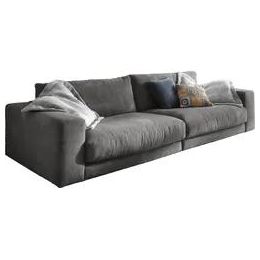 Big-Sofa Places of Style "Enisa, legere Polsterung B/T/H: 290/127/85 cm" Sofas Gr. B/H/T: 290cm x 85cm x 127cm, Cord, grau (dunkelgrau) Zeitloses und stylisches Loungemöbel, in Fein- Breitcord