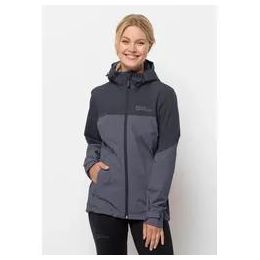 Outdoorjacke Jack Wolfskin "WEILTAL 2L JKT W" Gr. S (36), grau (dolphin) Damen Jacken