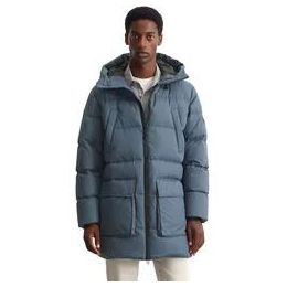 Marc O'Polo Outdoorjacke MARC O'POLO "aus wasserabweisendem Performance Polyester" Gr. L, blau (mittelblau) Herren Jacken