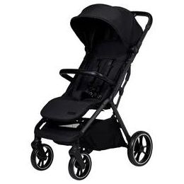 Babywelt Kinder-Buggy MOON "ZAC" schwarz (onyx) Baby Kinderwagen inkl. Tragetasche und Regenschutz