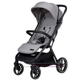 Babywelt Kinder-Buggy MOON "ZAC" grau (stone) Baby Kinderwagen inkl. Tragetasche und Regenschutz