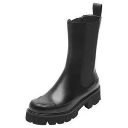 Stiefel Ilse Jacobsen "MILEY7002" Gr. 36, schwarz Damen Schuhe Bequeme Lederstiefel, Elastikeinstieg, wetterfeste robuste Sohle