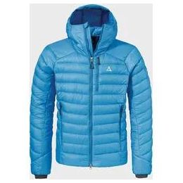 Schöffel Outdoorjacke SCHÖFFEL "Down Jacket Tschierval M" Gr. 48, blau (8275, blau) Herren Jacken