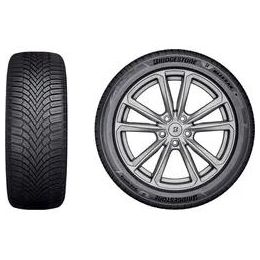 Bridgestone Winterreifen "Bridgestone" Autoreifen Gr. 245mm / 45 % R 18 100V XL, schwarz