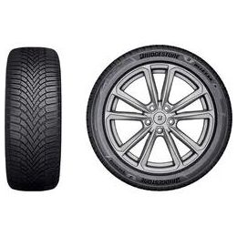 Bridgestone Winterreifen "Bridgestone" Autoreifen Gr. 225mm / 55 % R 18 102V XL, schwarz