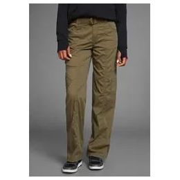 Cargohose Kangaroos Gr. 46, N-Gr, grün (khaki) Damen Hosen mit besonderem Taschen-Design