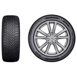 Bridgestone Winterreifen "Bridgestone" Autoreifen Gr. 255mm / 45 % R 19 104W XL, schwarz