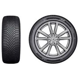 Bridgestone Winterreifen "Bridgestone" Autoreifen Gr. 195mm / 55 % R 17 92V XL, schwarz