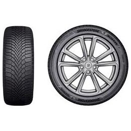 Bridgestone Winterreifen "Bridgestone" Autoreifen Gr. 245mm / 50 % R 19 105W XL, schwarz