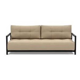 Schlafsofa INNOVATION LIVING TM "Bifrost hochwertige Schlaffunktion, extrabreite Liegefläche" Sofas Gr. B/H/T: 209cm x 83cm x 117cm, Polyester, braun (mocha) Einzel- und Doppelbett, bequem komfortabel