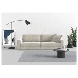 Big-Sofa Trendmanufaktur "Bourbon, Designsofa" Sofas Gr. B/H/T: 264cm x 84cm x 111cm, Breitcord, beige (sand) mit extra hohem Sitzkomfort, in trendigem Cord Bezug erhältlich