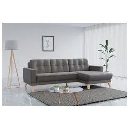 Sit & More Ecksofa SIT&MORE "Lavida L-Form" Sofas Gr. B/H/T: 279 cm x 90 cm x 167 cm, Luxus-Microfaser Euphoria, Recamiere rechts, ohne Kipper-ohne Bettkasten-3 Rückenkissen-belastbar bis 495 kg, braun (schlamm) wahlweise mit Kippfunktion und Bettkasten