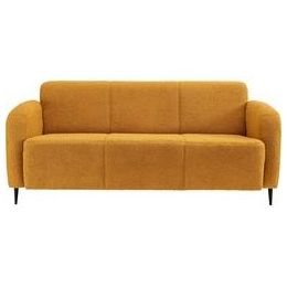 3-Sitzer Inosign "Marone" Sofas Gr. B/H/T: 185cm x 76cm x 90cm, Luxus-Microfaser weich, gelb