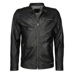 Lederjacke Mustang "Stewart" Gr. L, schwarz Herren Jacken