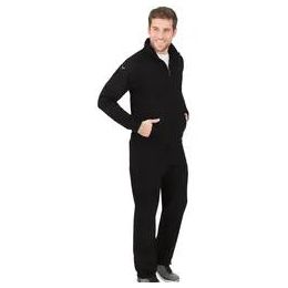 Jogginganzug TRIGEMA "TRIGEMA Freizeitanzug-Set" Gr. XXL, schwarz Herren Sportanzüge