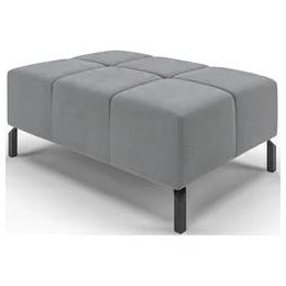 Hockerbank Inosign "Ancona New" Hocker Gr. B/H/T: 107cm x 43cm x 71cm, Easy care, grau (anthrazit) passend zum Ecksofa, auch in Easy care-Bezug + Cord