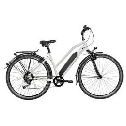 E-Bike SIGN E-Bikes Gr. 46cm, 28 Zoll (71,12cm), grau (matt morning grey) Pedelec, Elektrofahrrad für Damen