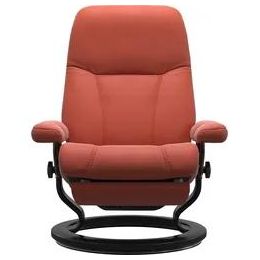 Relaxsessel stressless "Consul" Sessel Gr. Leder BATICK, Relaxfunktion-Drehfunktion-Integrierte Fußstütze-PlusTMSystem, braun (henna) elektrisch verstellbar, optional 2-motorisch, Größe M & L