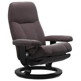 Relaxsessel stressless "Consul" Sessel Gr. Leder PALOMA, Relaxfunktion-Drehfunktion-Integrierte Fußstütze-PlusTMSystem, rot (bordeaux) elektrisch verstellbar, optional 2-motorisch, Größe M & L