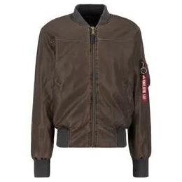 Bomberjacke Alpha Industries "Alpha Industries Men - Bomber Jackets MA-1 FL Vintage" Gr. 2XL, braun (vintage braun) Herren Jacken