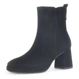 Stiefelette Gabor Gr. 40, schwarz Damen Schuhe Blockabsatz, Ankleboots mit praktischem Innenreißverschluss